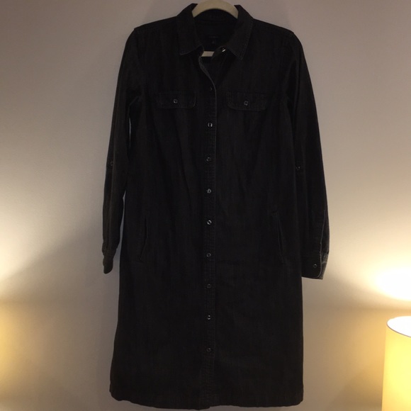 Talbots | Dresses | Dark Denim Dress | Poshmark